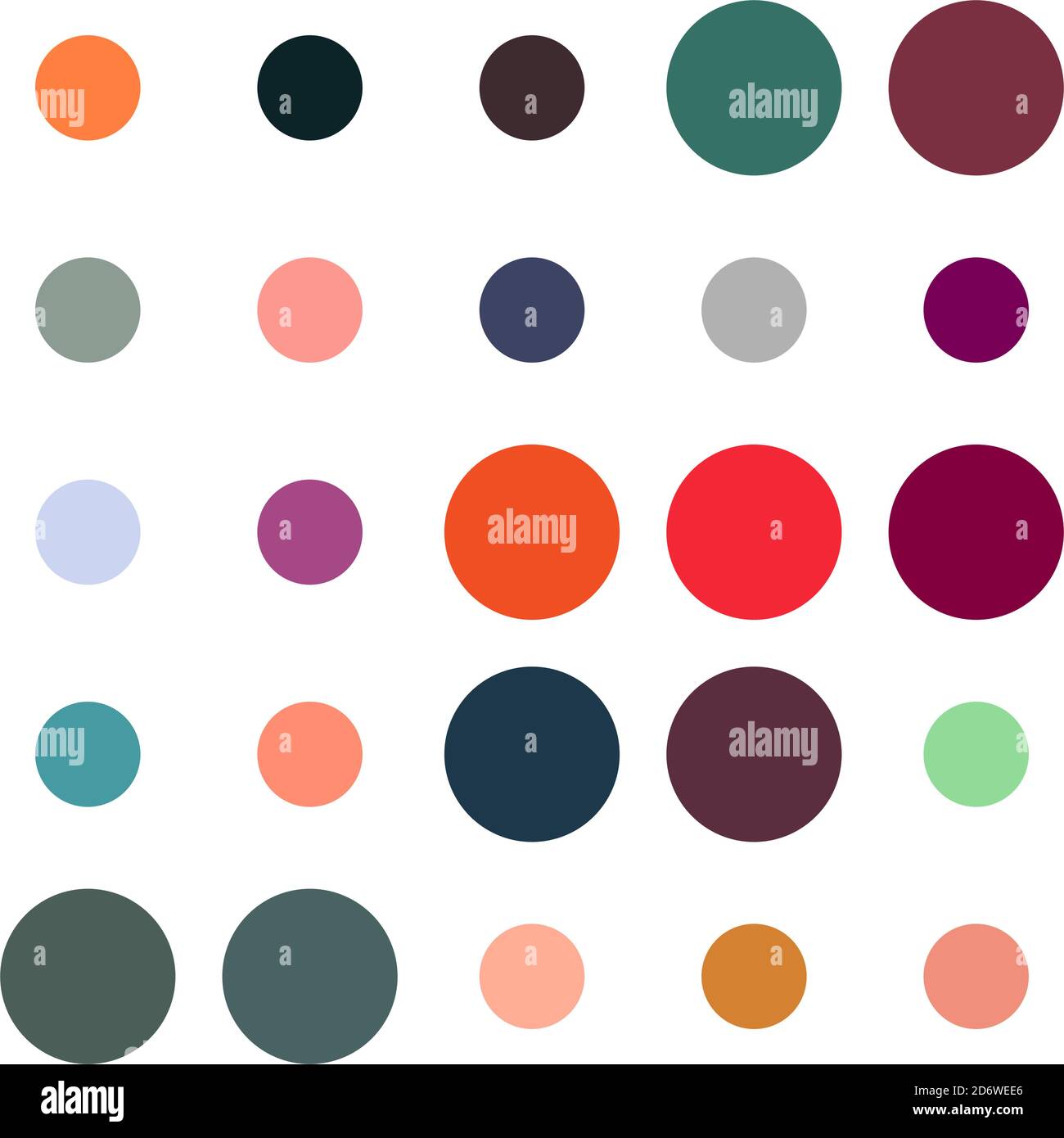 Random size colorful Circles vector illustration. Circles design ...