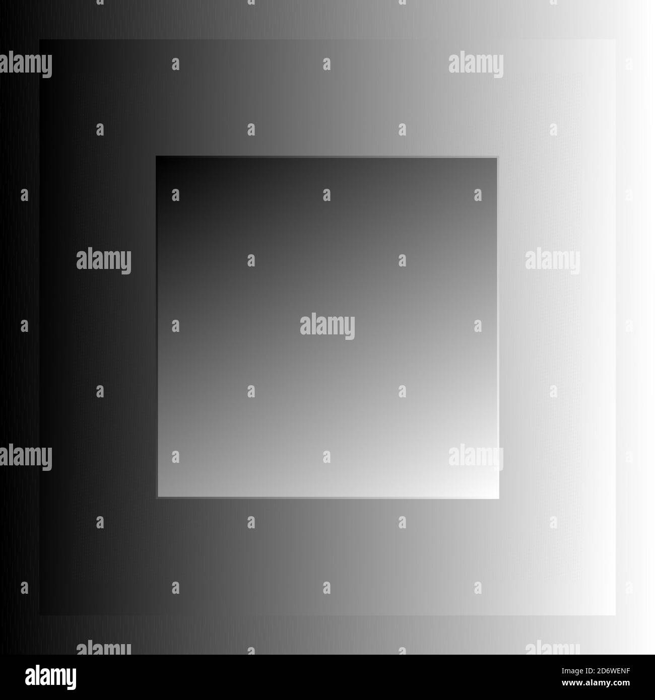 Overlapping squares, Blocks vector illustration. Grayscale squares ...