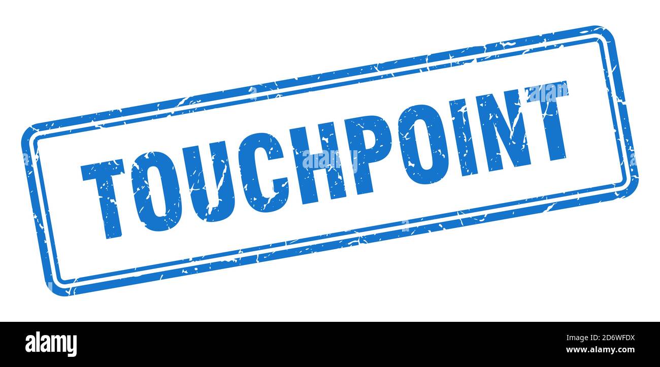 touchpoint stamp. square grunge sign isolated on white background Stock Vector Image & Art - Alamy
