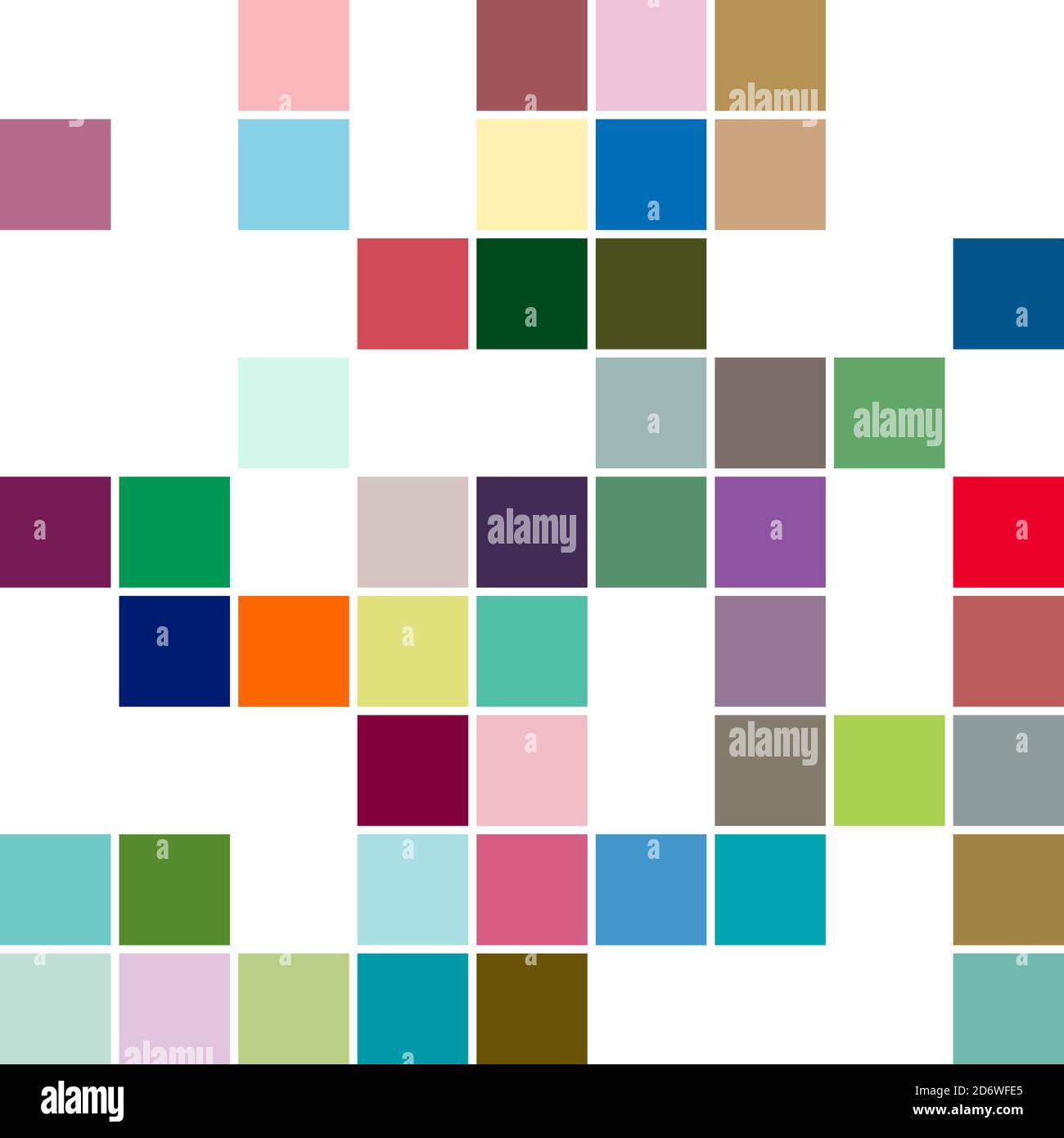 Random squares mosaic vector illustration. Colorful squares design ...