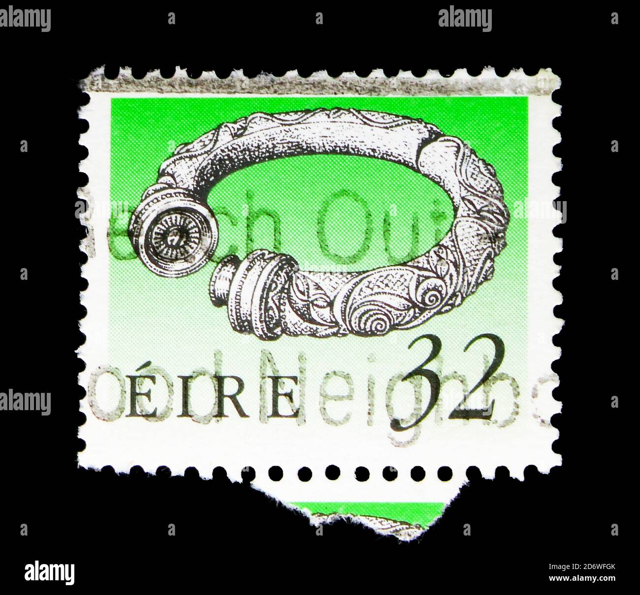 MOSCOW, RUSSIA - MAY 13, 2018: A stamp printed in Ireland shows ...
