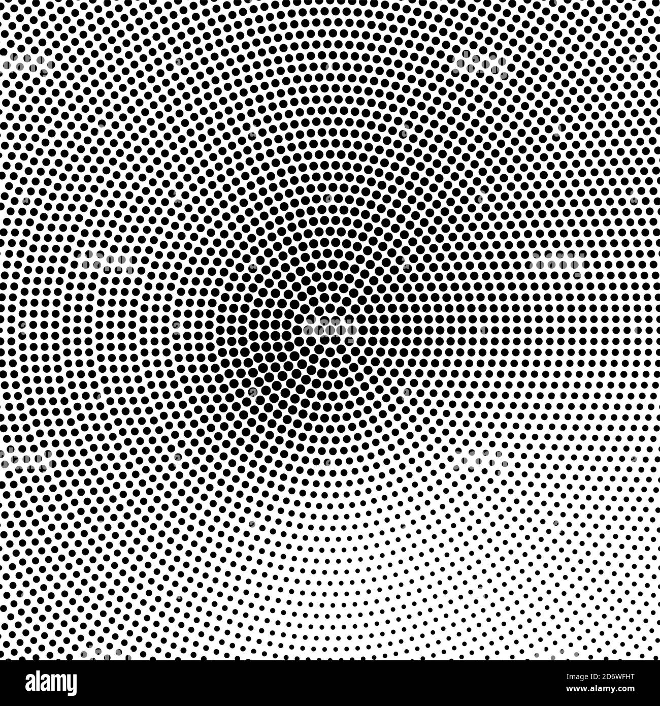Circular, spiral, swirl and twirl Circle halftone, screentone vector ...