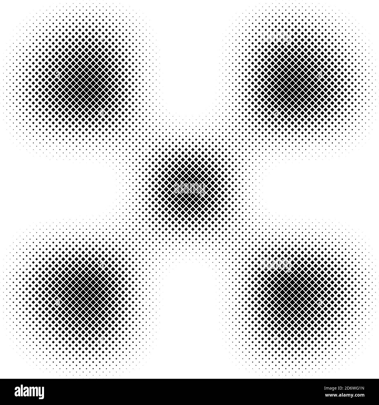Circle halftone, screentone vector illustrations. Dots, dotted ...