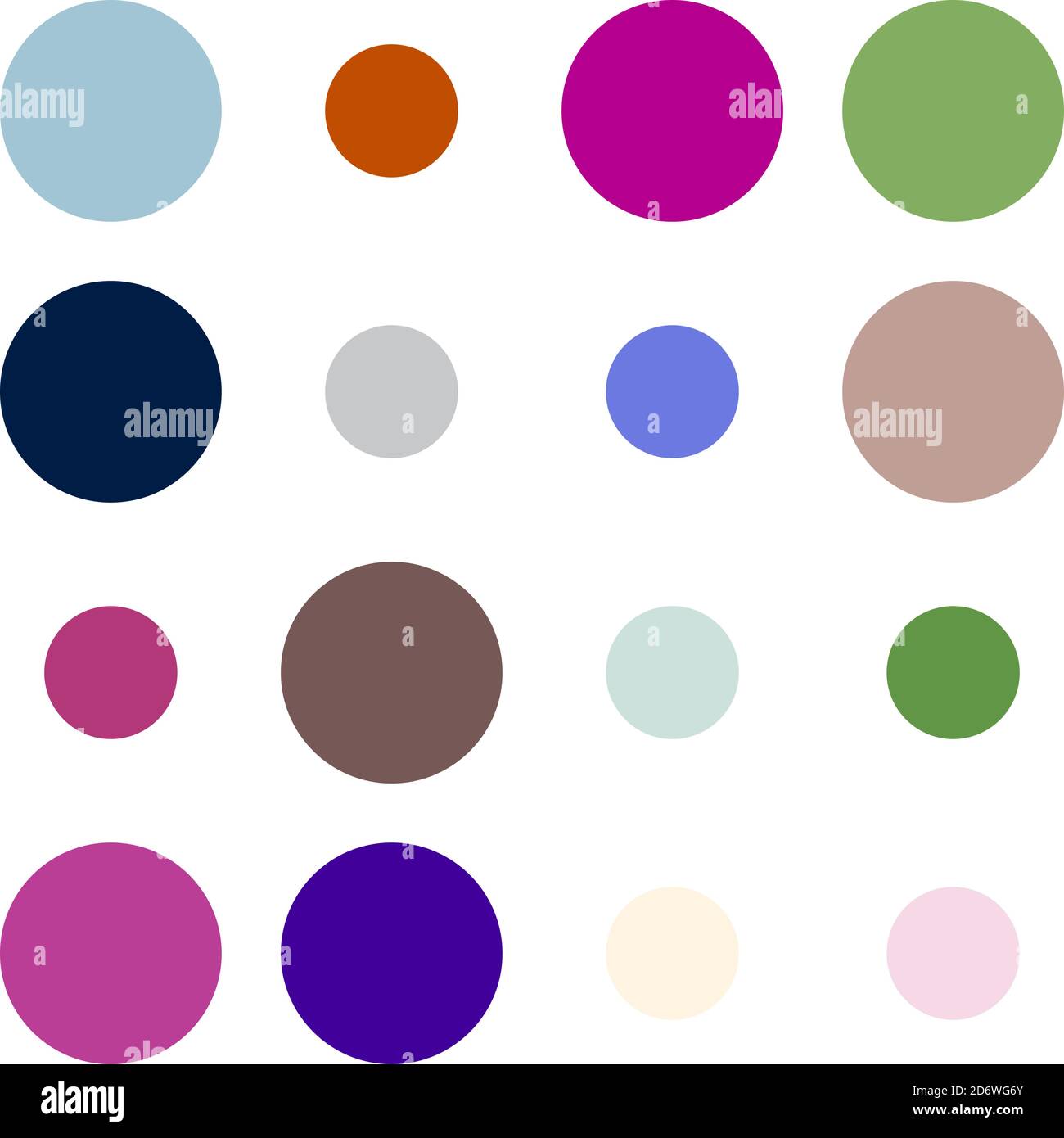 Random size colorful Circles vector illustration. Circles design ...