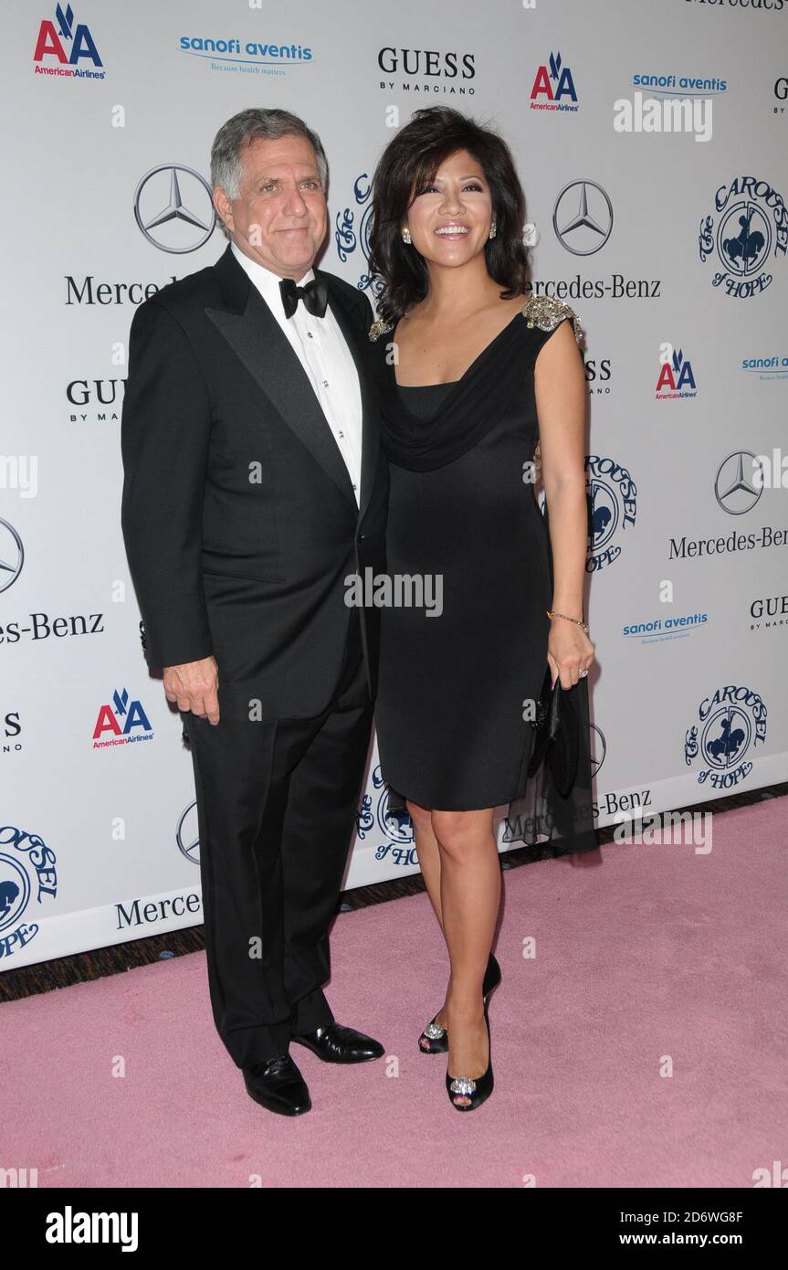 Les Moonves and wife Julie Chen attending The 32nd Annual Carousel Of ...