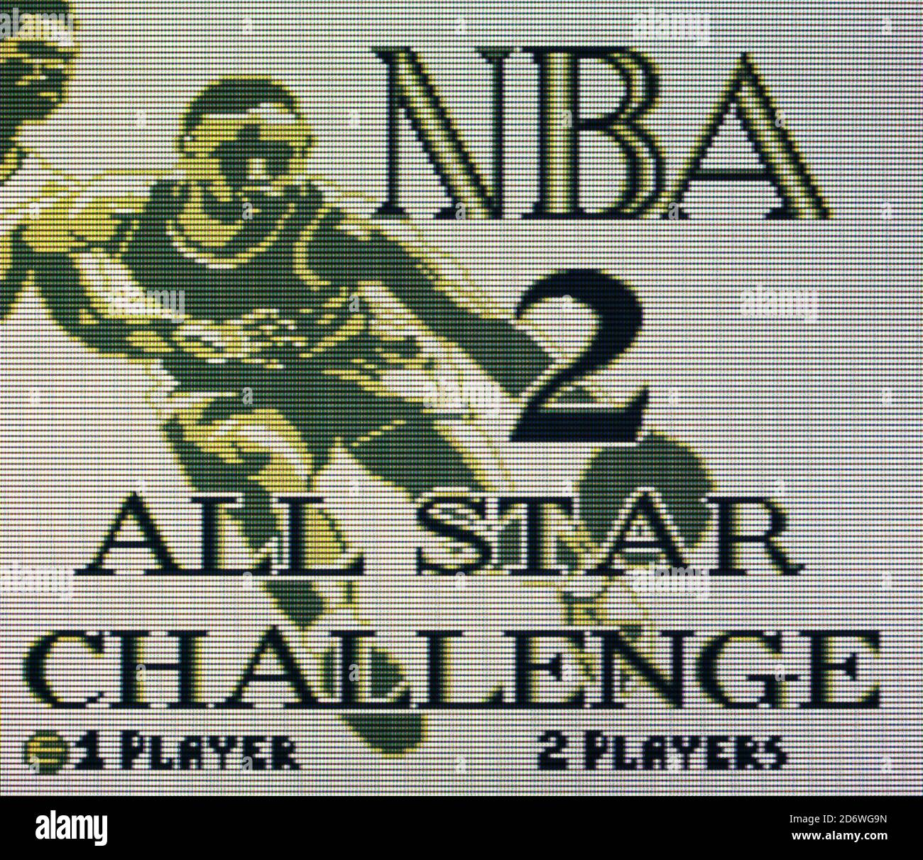 NBA All Star Challenge 2 - Nintendo Gameboy Videogame - Editorial use ...
