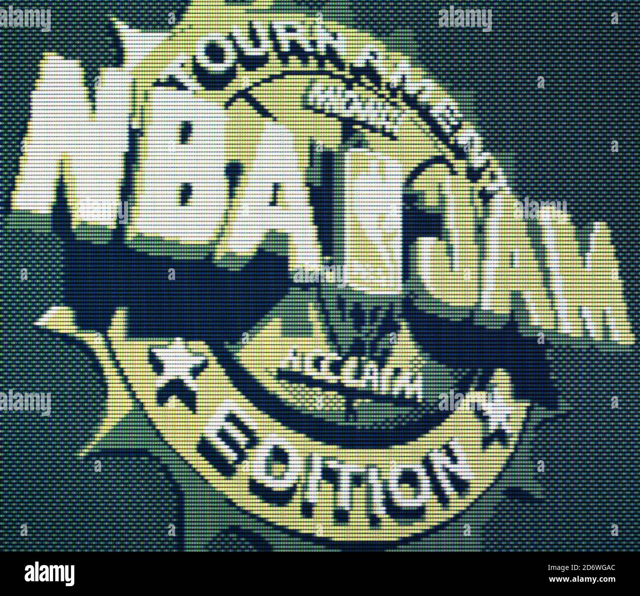 NBA Jam Tournament Edition - Nintendo Gameboy Videogame - Editorial use ...