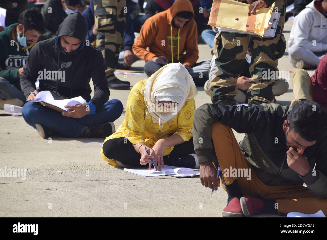 Candidates who had initially applied and gone through the physical ...