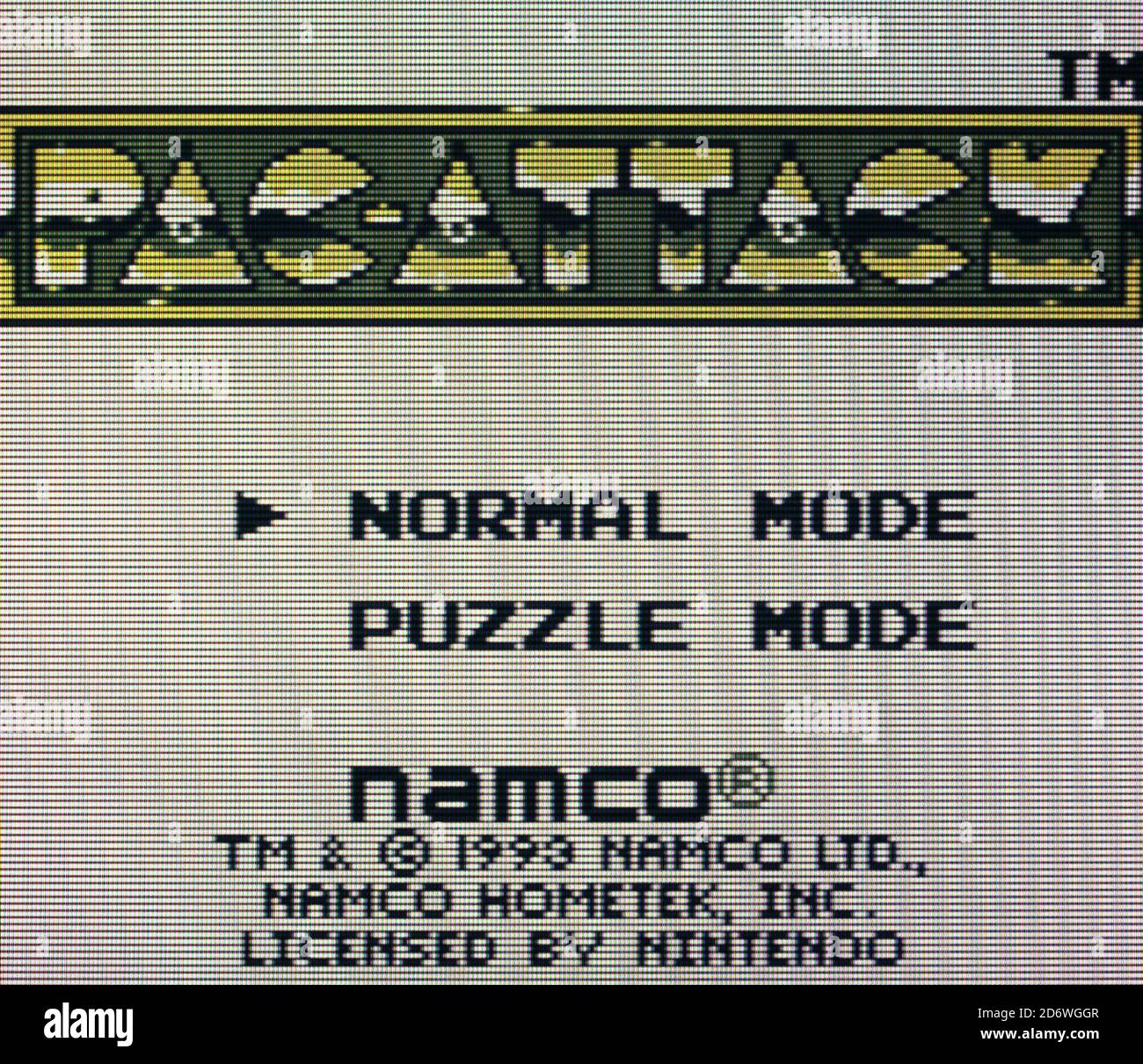 Pac-Attack - Nintendo Gameboy Videogame - Editorial use only Stock ...