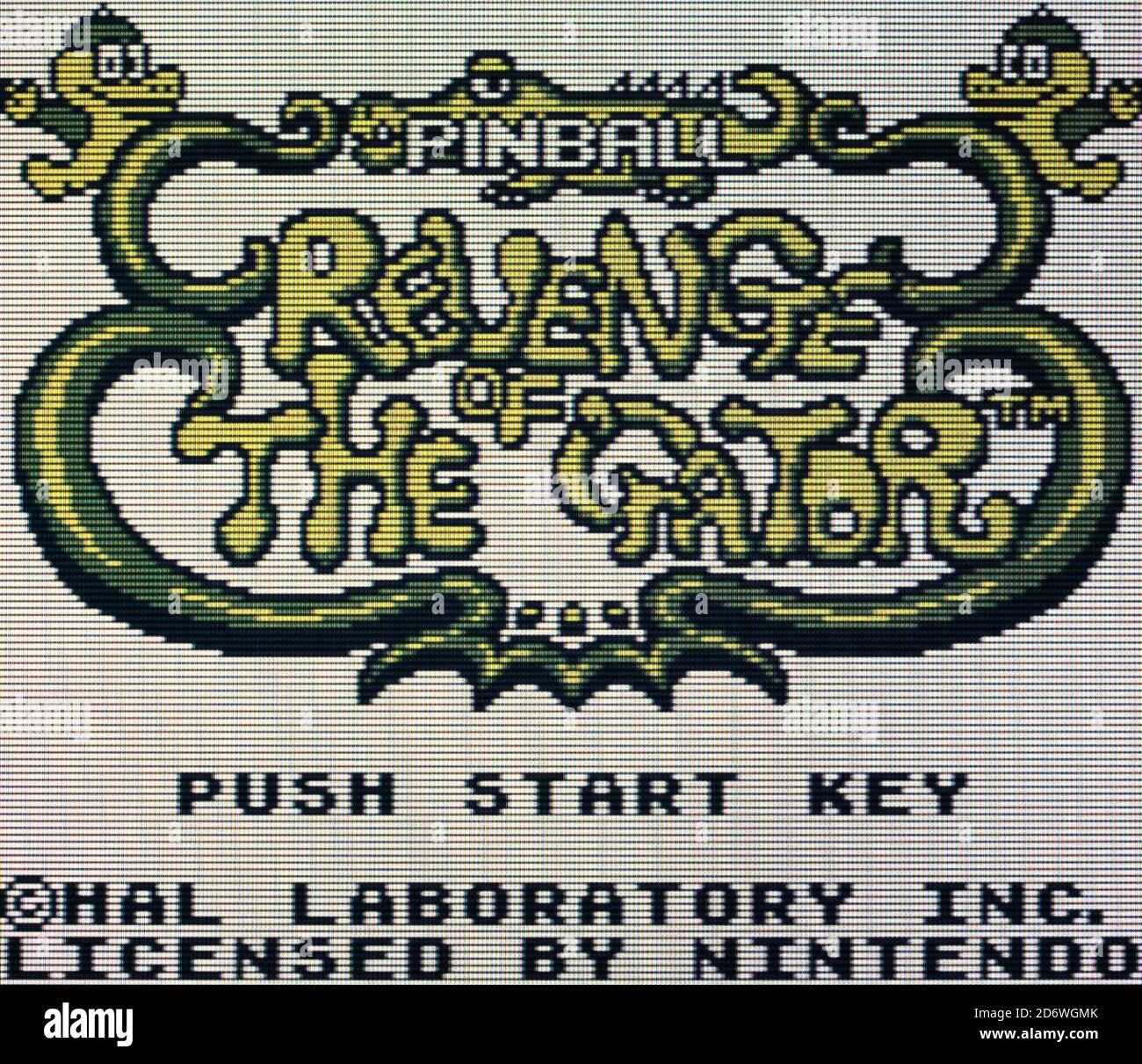 Pinball - Revenge of the Gator - Nintendo Gameboy Videogame - Editorial ...