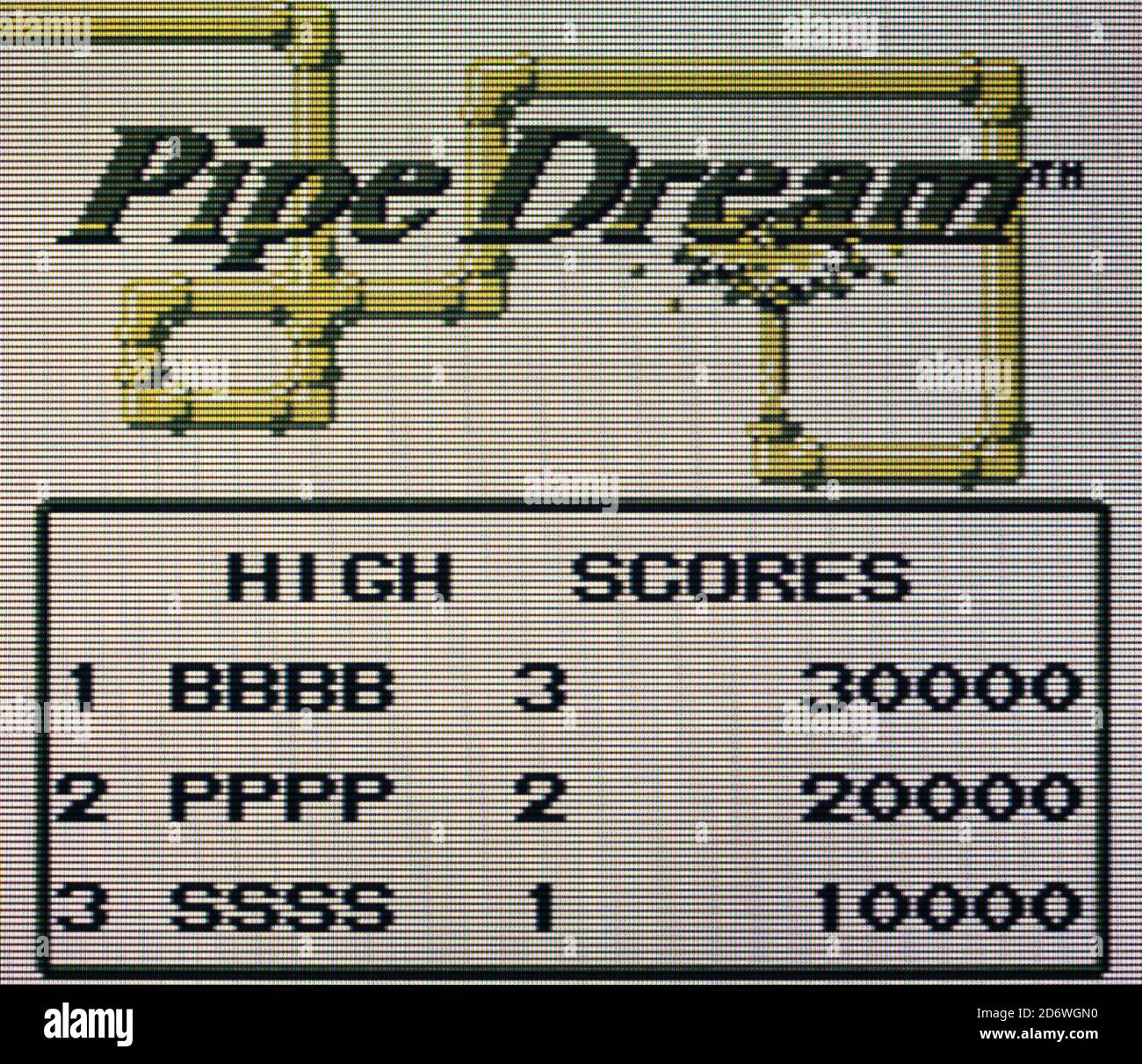Pipe Dreams - Nintendo Gameboy Videogame - Editorial use only Stock ...