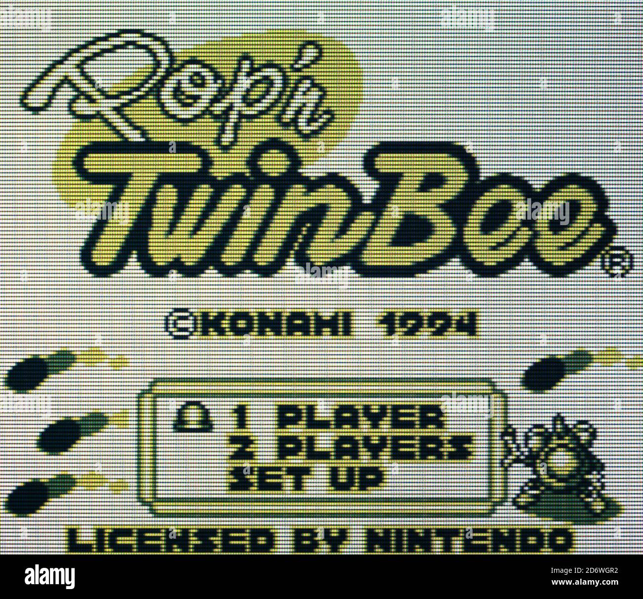 Pop 'n Twin Bee - Nintendo Gameboy Videogame - Editorial use only Stock ...
