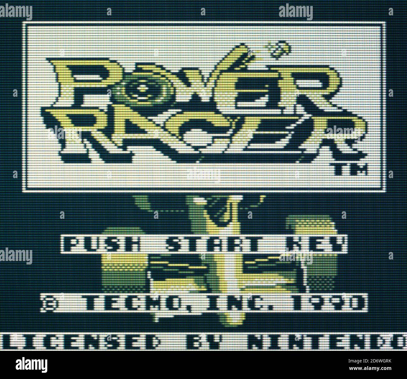 Power Racer - Nintendo Gameboy Videogame - Editorial use only Stock ...
