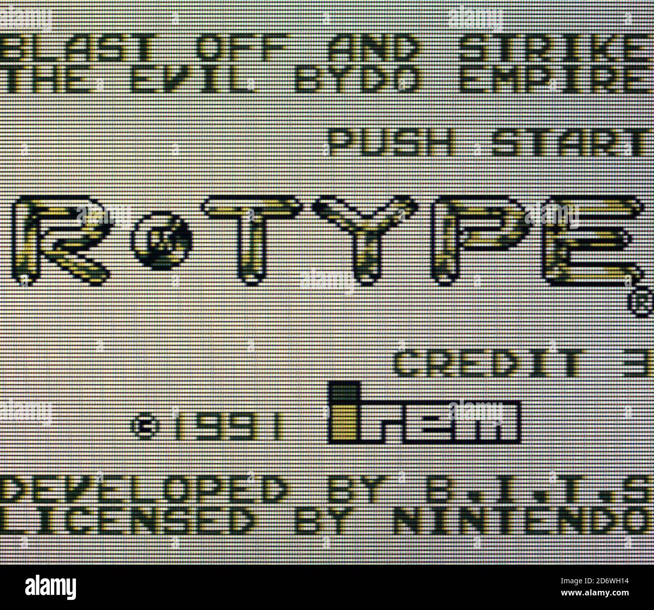 R-Type - Nintendo Gameboy Videogame - Editorial use only Stock Photo ...
