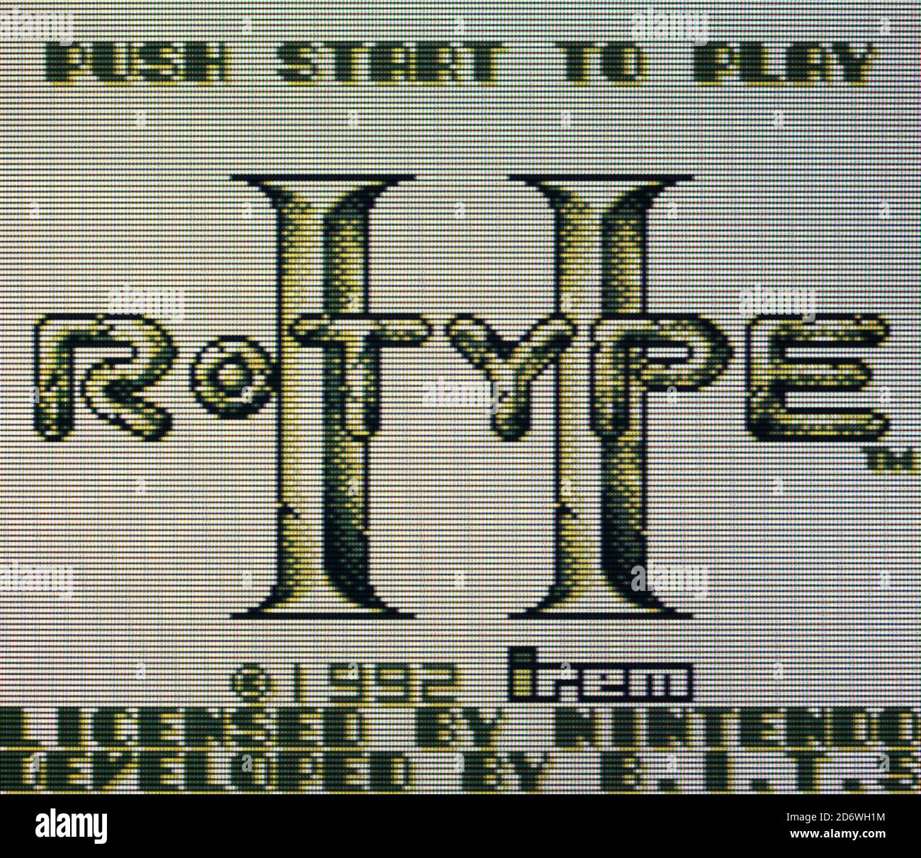 R-Type II - Nintendo Gameboy Videogame - Editorial use only Stock Photo ...