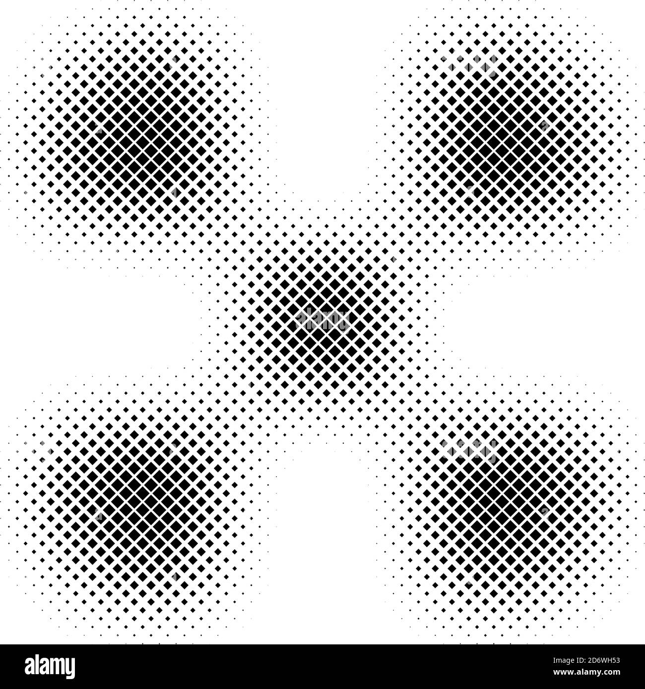 Circle halftone, screentone vector illustrations. Dots, dotted ...