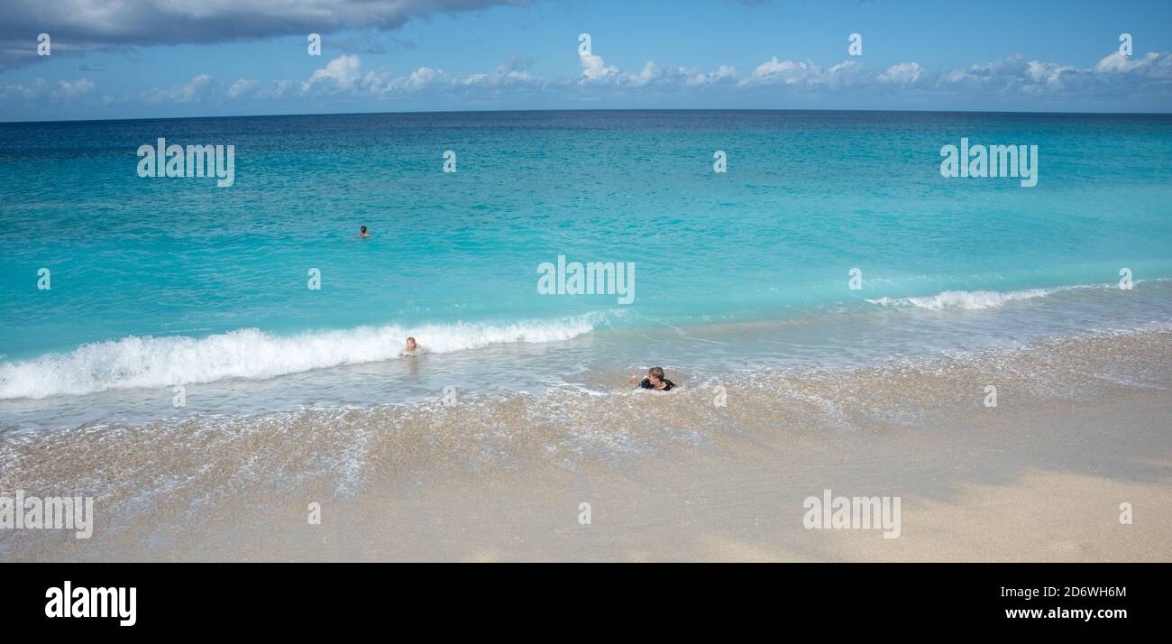 Frederiksted, St. Croix, US Virgin Islands-December 22,2019: Family ...