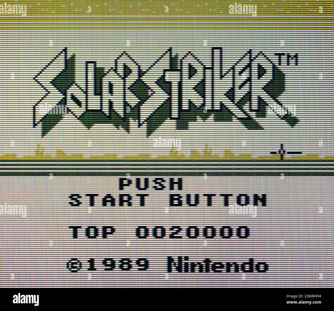 Solar Striker - Nintendo Gameboy Videogame - Editorial use only Stock ...
