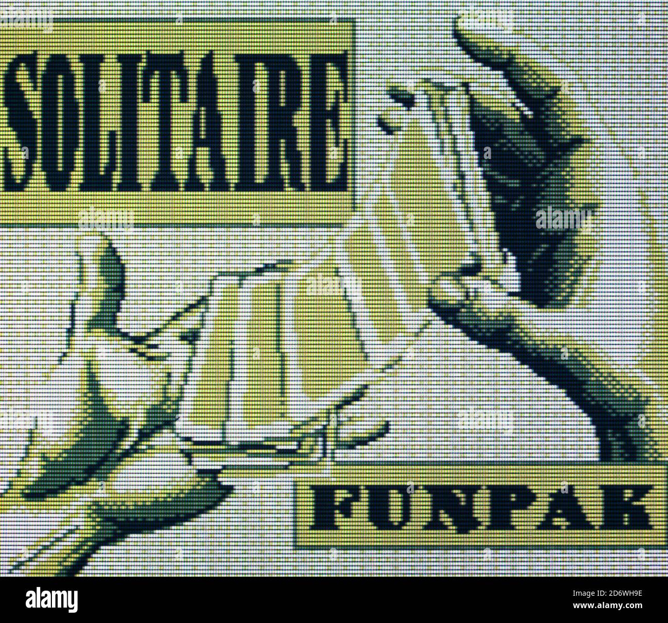 Solitaire Funpak - Nintendo Gameboy Videogame - Editorial use only ...