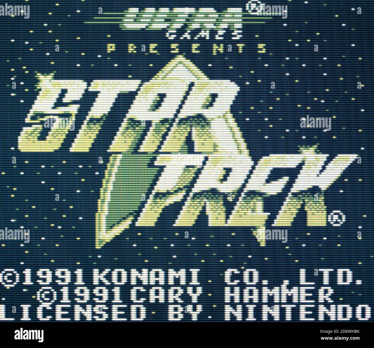 Star Trek - Nintendo Gameboy Videogame - Editorial use only Stock Photo ...