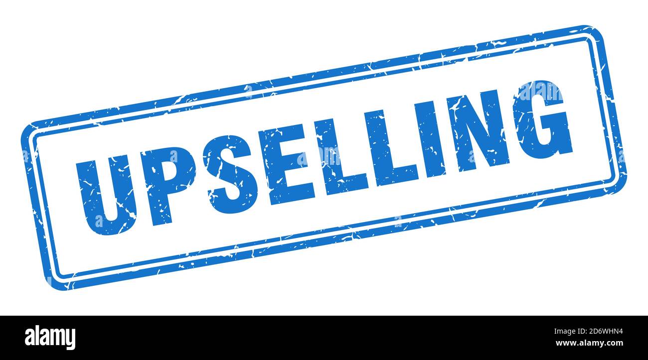 upselling stamp. square grunge sign isolated on white background Stock ...