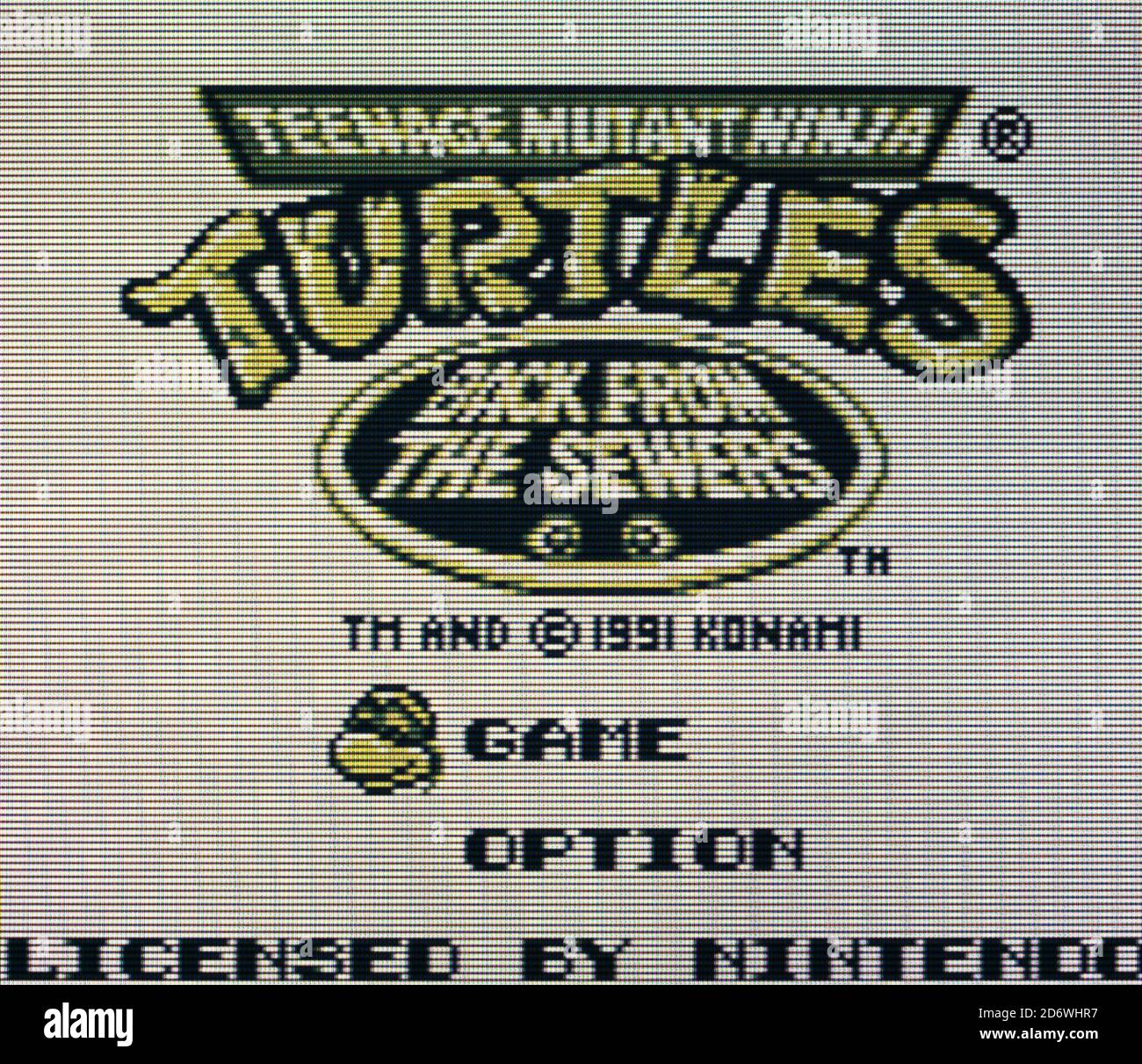Teenage Mutant Ninja Turtles - Back from the Sewers - Nintendo Gameboy ...