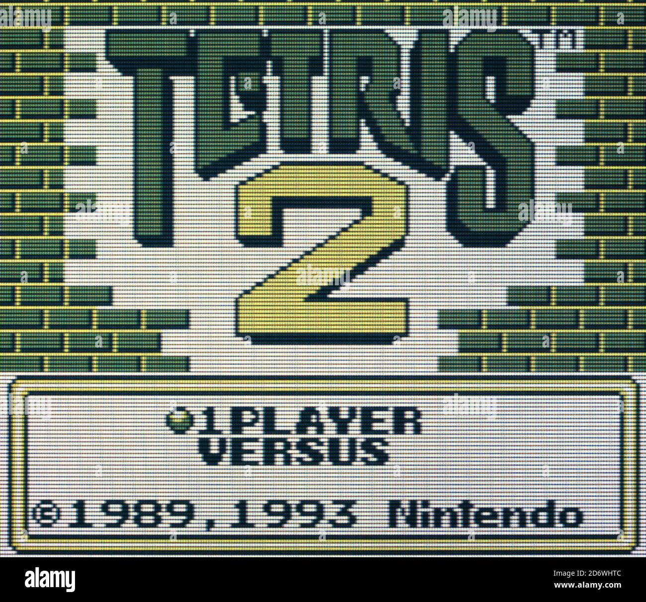 Tetris 2 - Nintendo Gameboy Videogame - Editorial use only Stock Photo ...