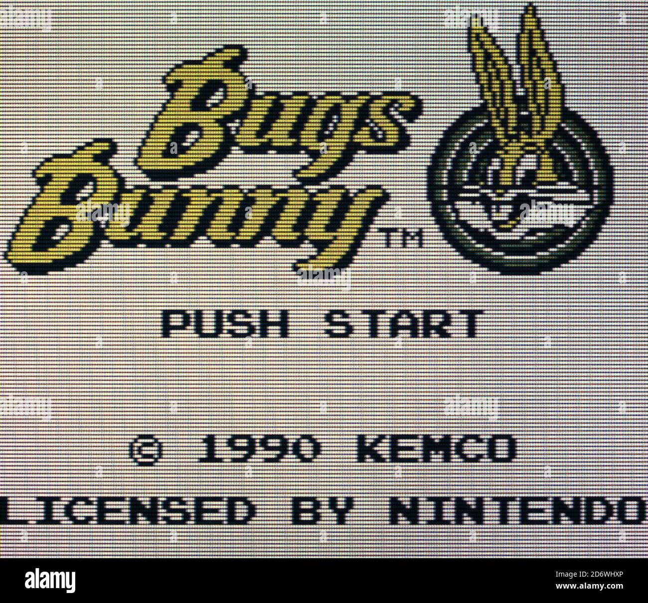 Bugs Bunny - Nintendo Gameboy Videogame - Editorial use only Stock ...