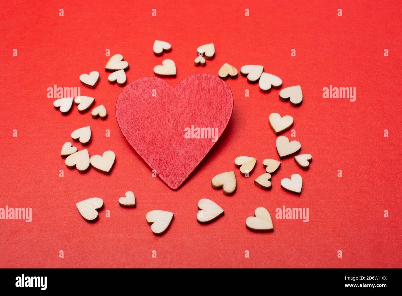 Heart shaped object in view as love conception Stock Photo - Alamy