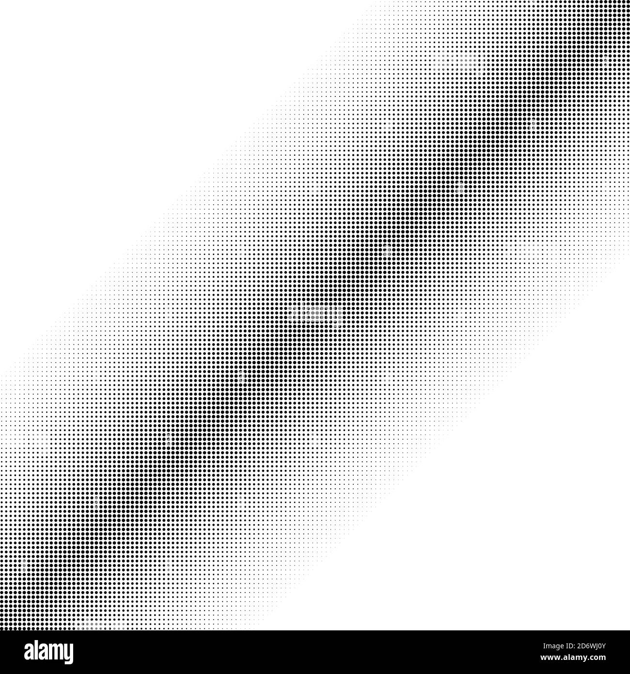 Circle halftone, screentone vector illustrations. Dots, dotted ...