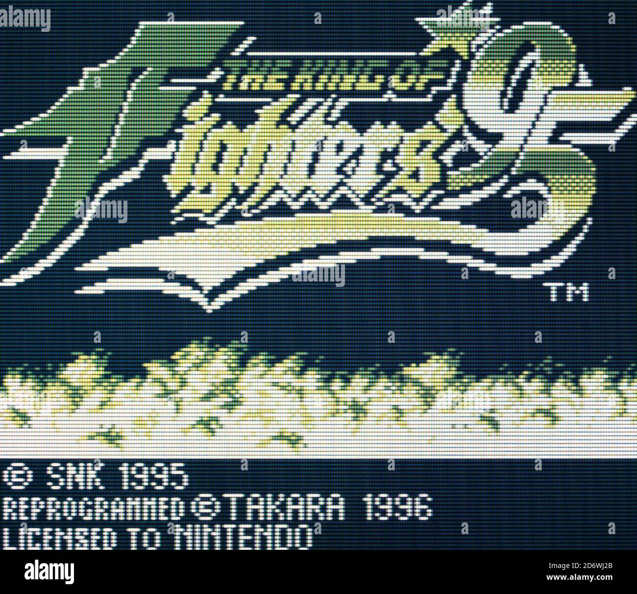 King of Fighters 95 - Nintendo Gameboy Videogame - Editorial use only ...