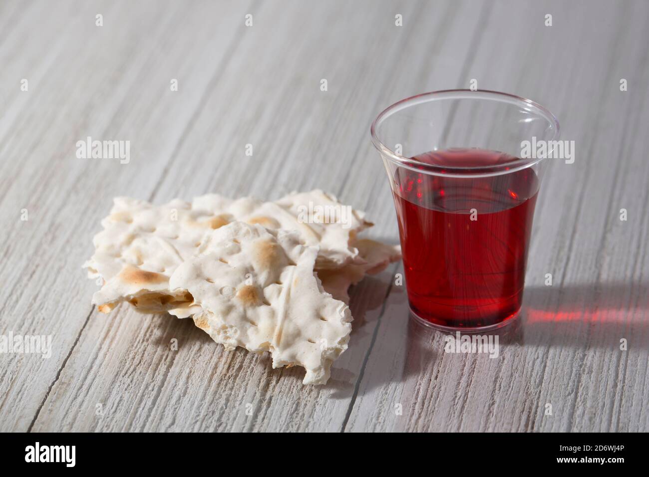 Communion Bread and Cup Stock Photo - Alamy