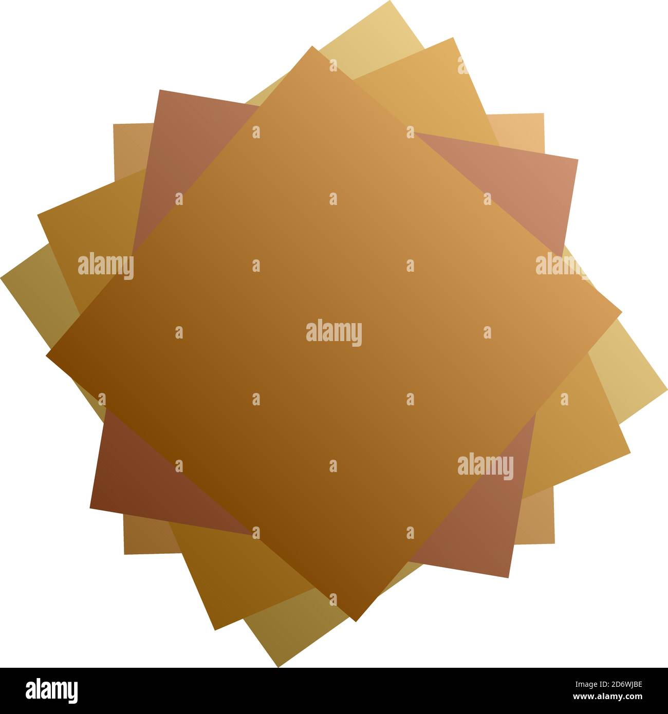 Random rotated overlapping chaotic Squares vector illustration ...