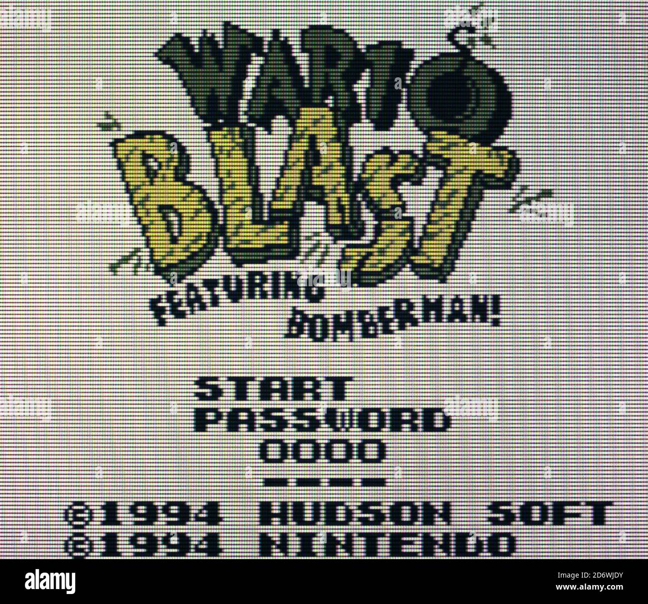Wario Blast - Nintendo Gameboy Videogame - Editorial use only Stock ...