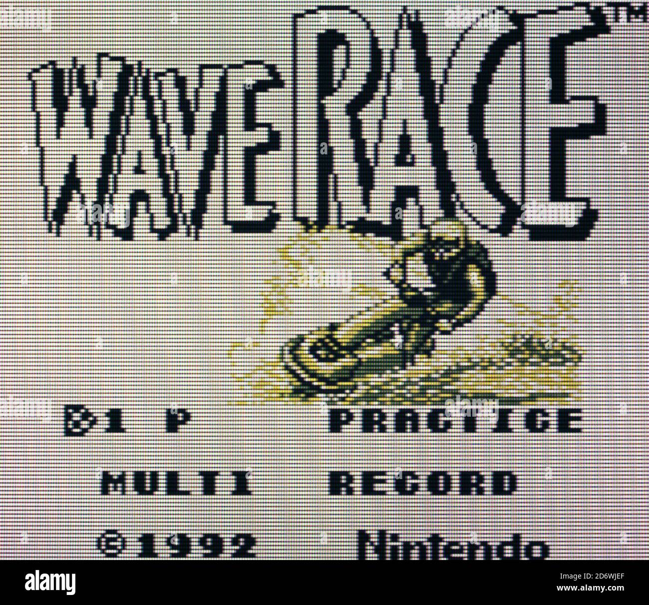 Wave Race - Nintendo Gameboy Videogame - Editorial use only Stock Photo ...