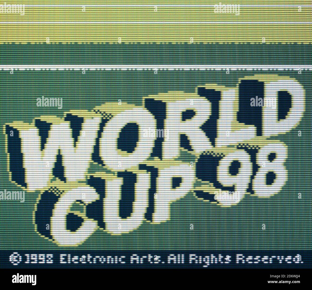 World Cup 98 - Nintendo Gameboy Videogame - Editorial use only Stock ...