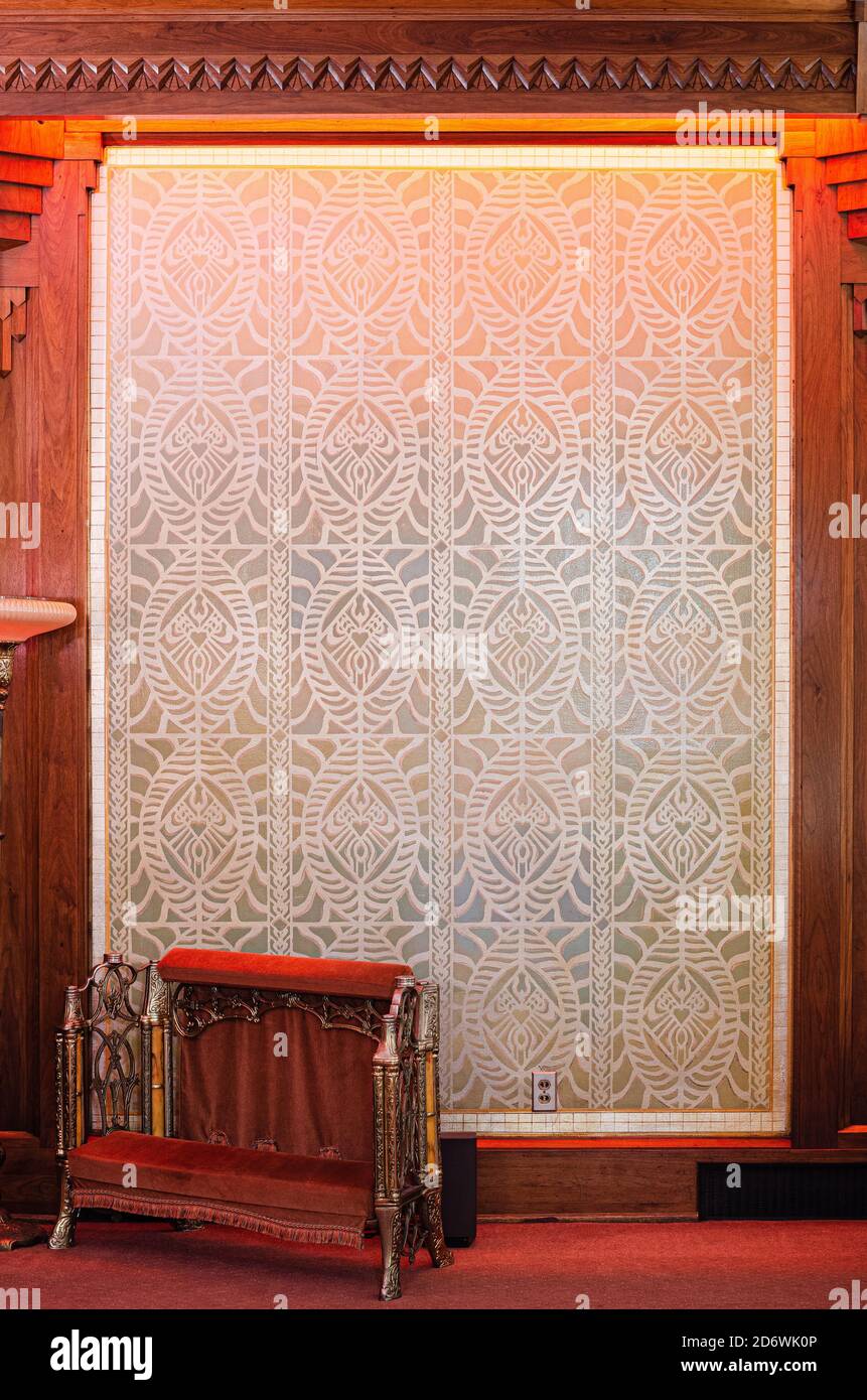 Interior of Grein Funeral Directors Stock Photo - Alamy