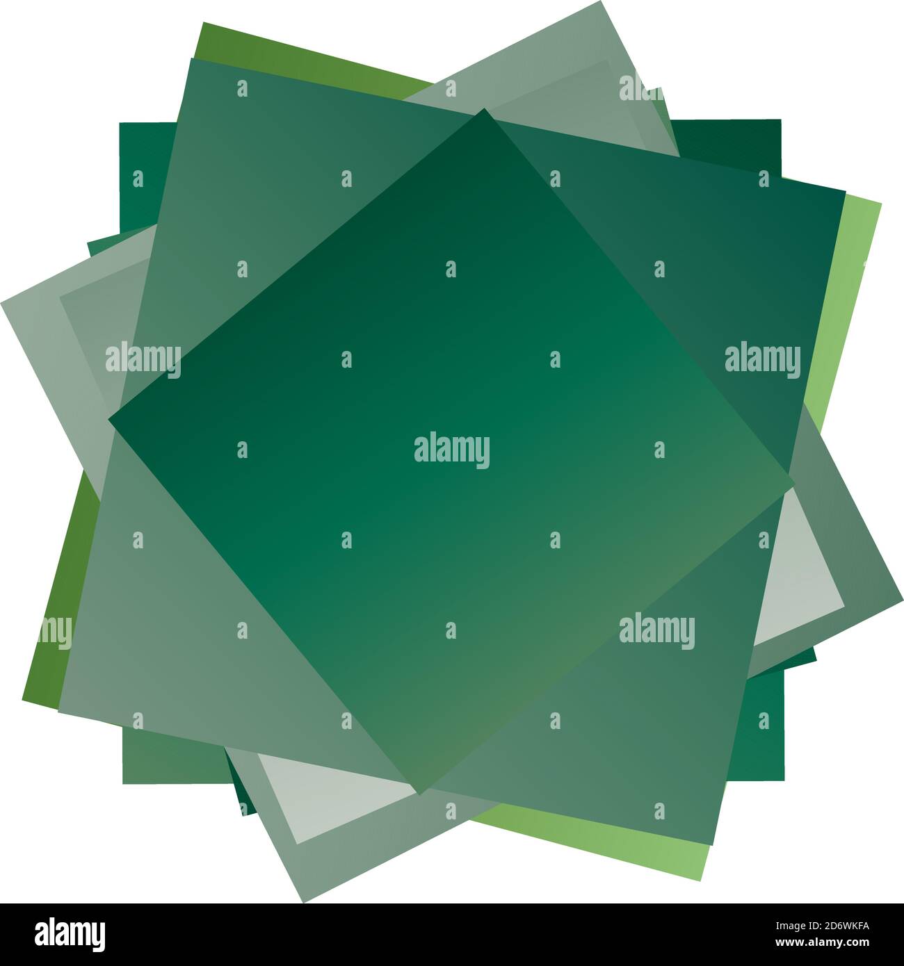 Random rotated overlapping chaotic Squares vector illustration ...