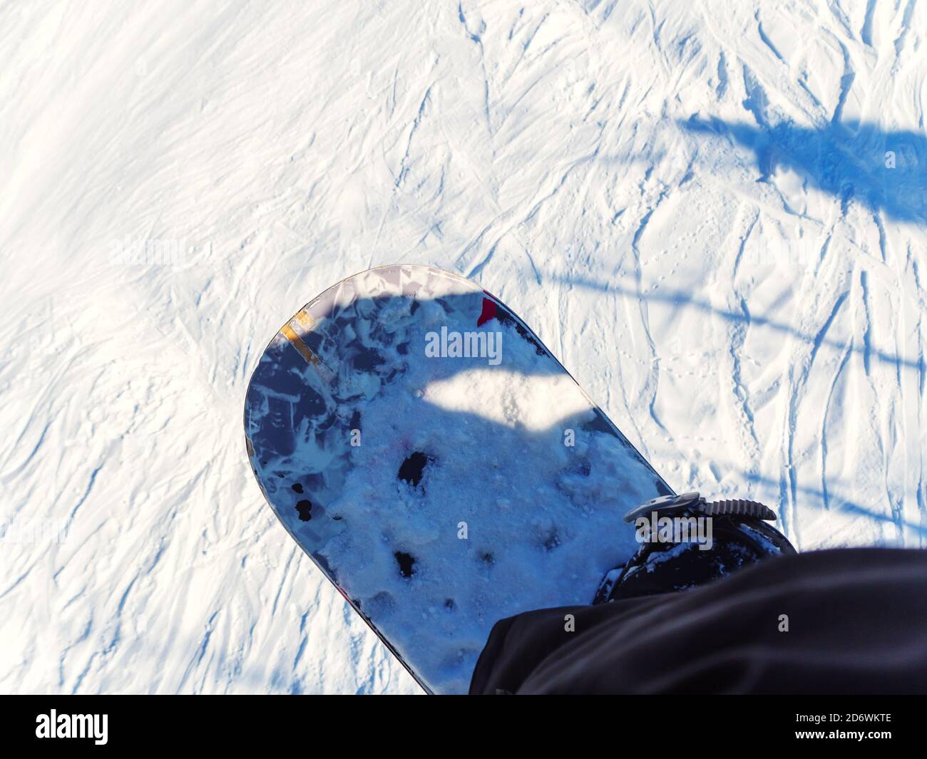 Top view ski resort foot hi-res stock photography and images - Alamy