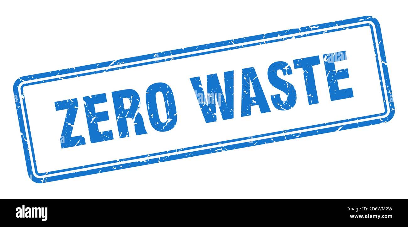 zero waste stamp. square grunge sign isolated on white background Stock ...
