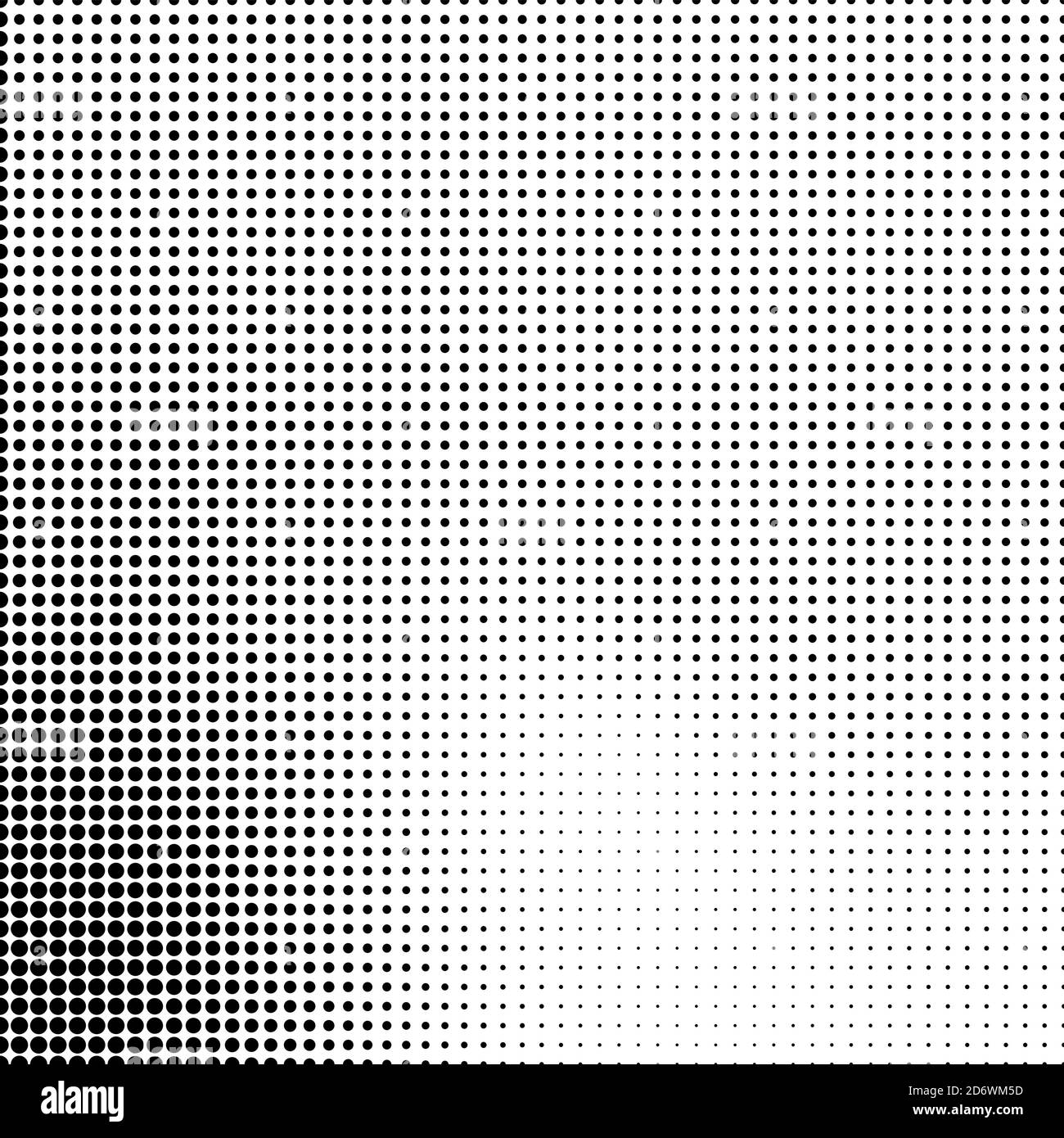 Circle halftone, screentone vector illustrations. Dots, dotted ...