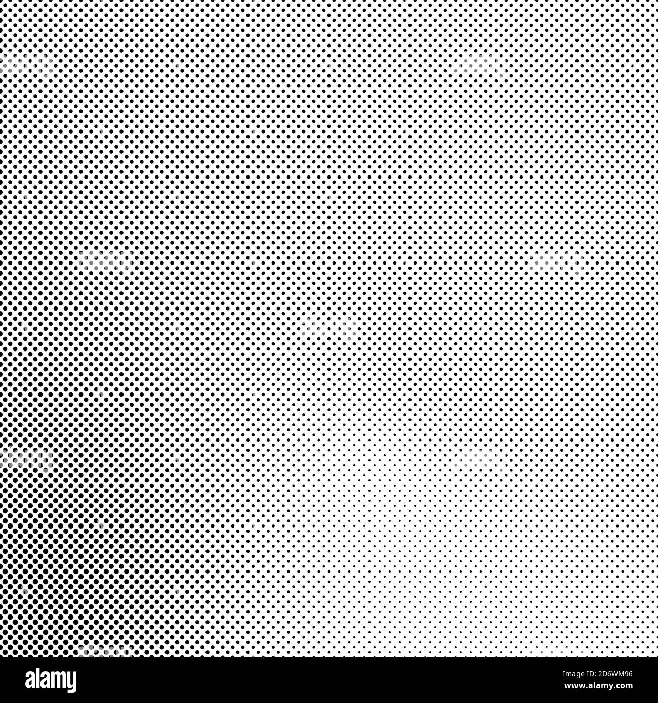 Circle halftone, screentone vector illustrations. Dots, dotted ...