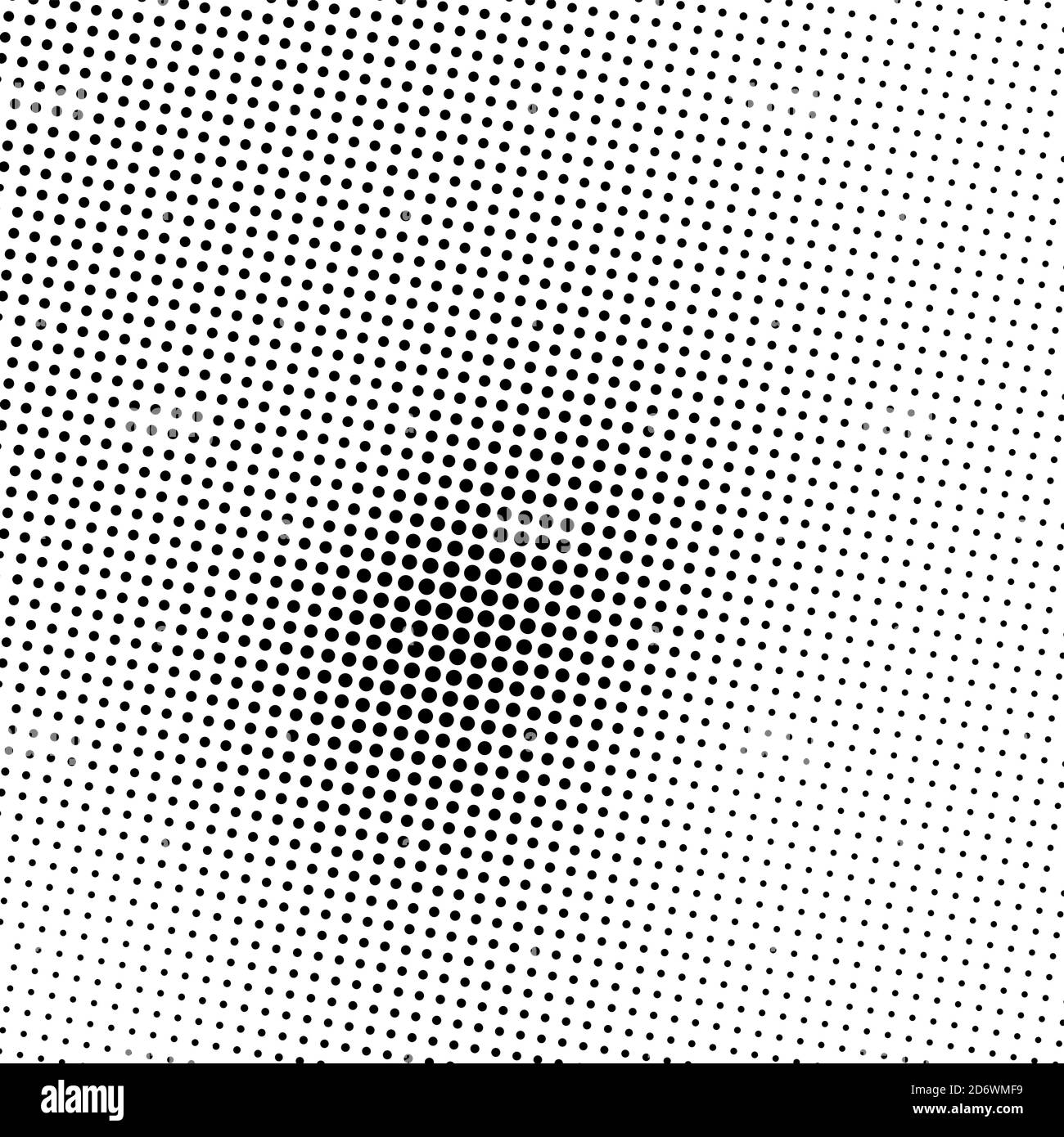 Circle halftone, screentone vector illustrations. Dots, dotted ...