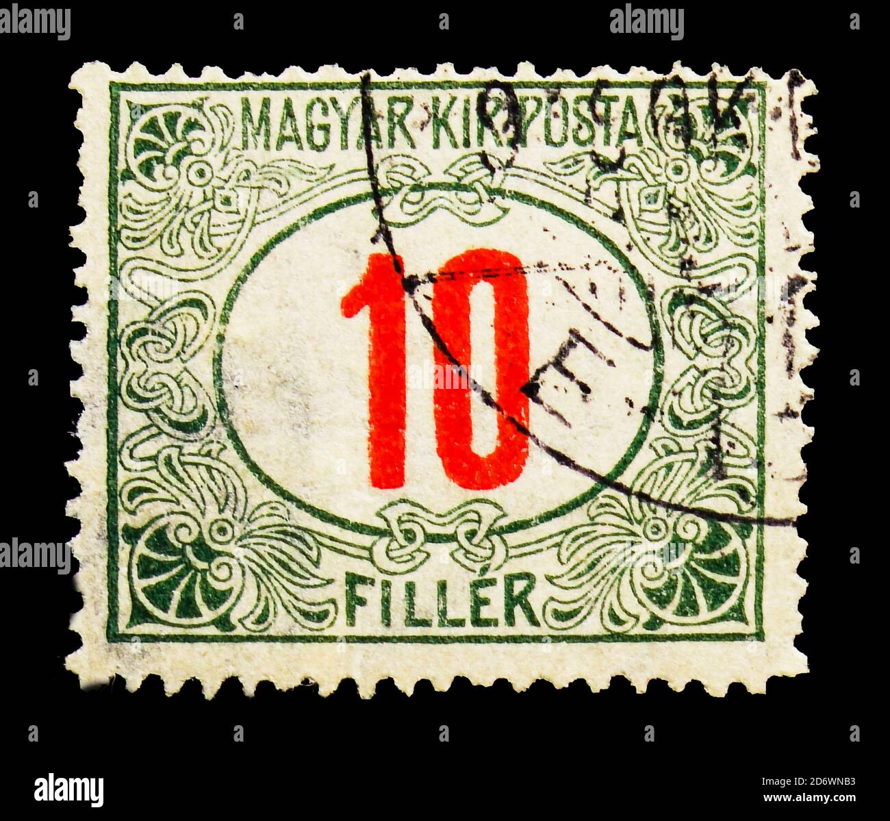 MOSCOW, RUSSIA - MAY 13, 2018: A stamp printed in Hungary shows Magyar ...