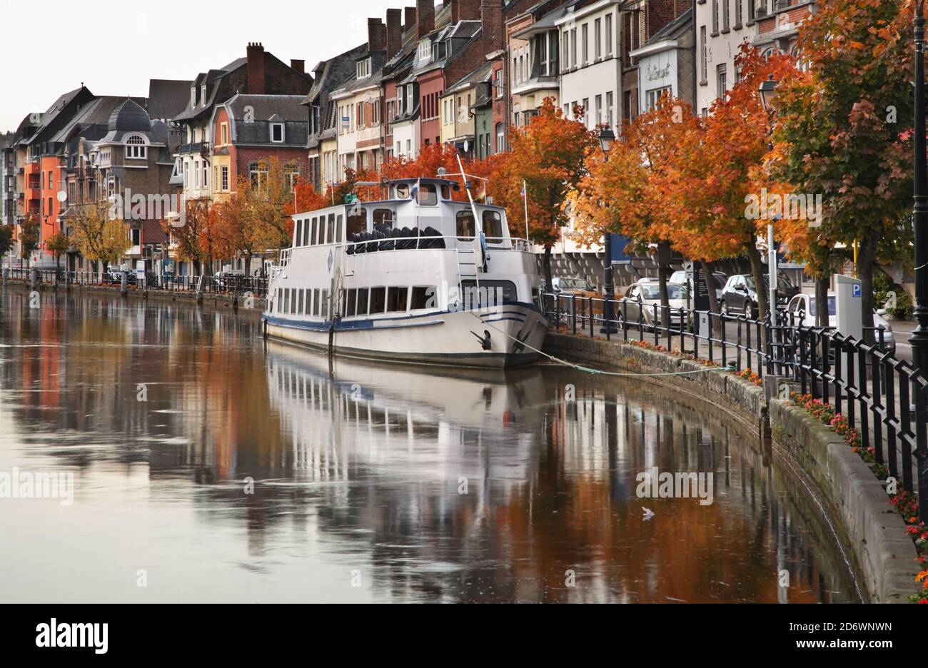 Embankment in Dinant. Belgique Stock Photo - Alamy