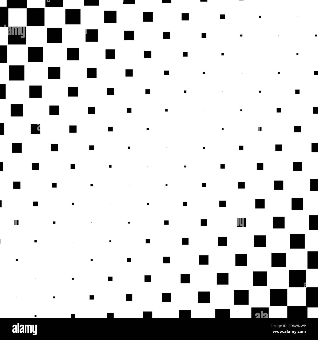 Squares halftone geometric background pattern and texture vector ...