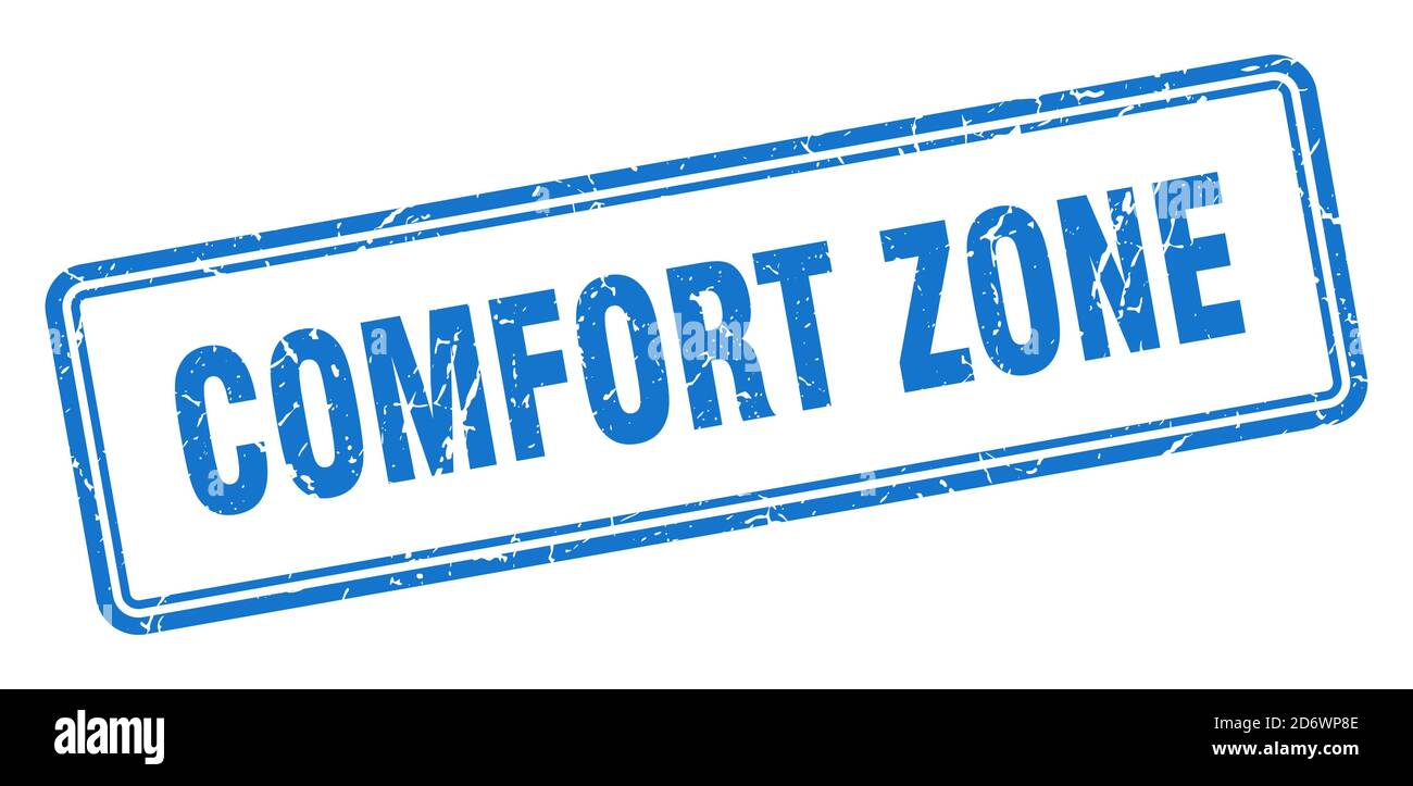 comfort zone stamp. square grunge sign isolated on white background ...