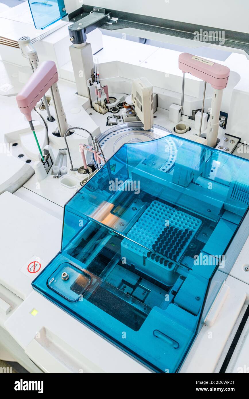 Automated serological testing machine for the detection of antibodies ...
