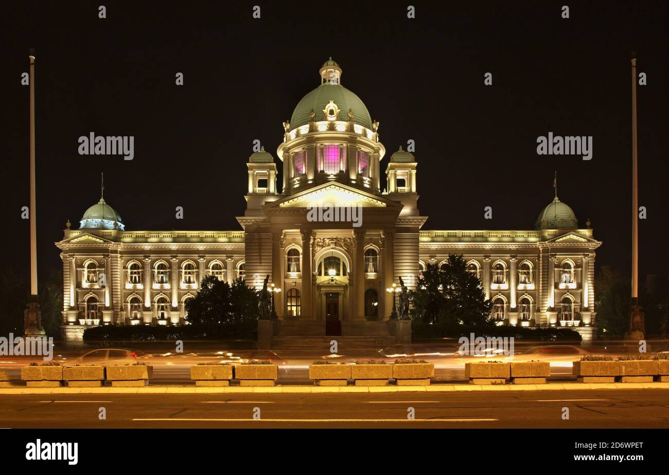 Serbian parliament building house hi-res stock photography and images ...
