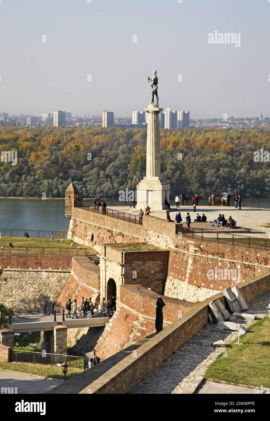Winner monument in Belgrade. Serbia Stock Photo - Alamy